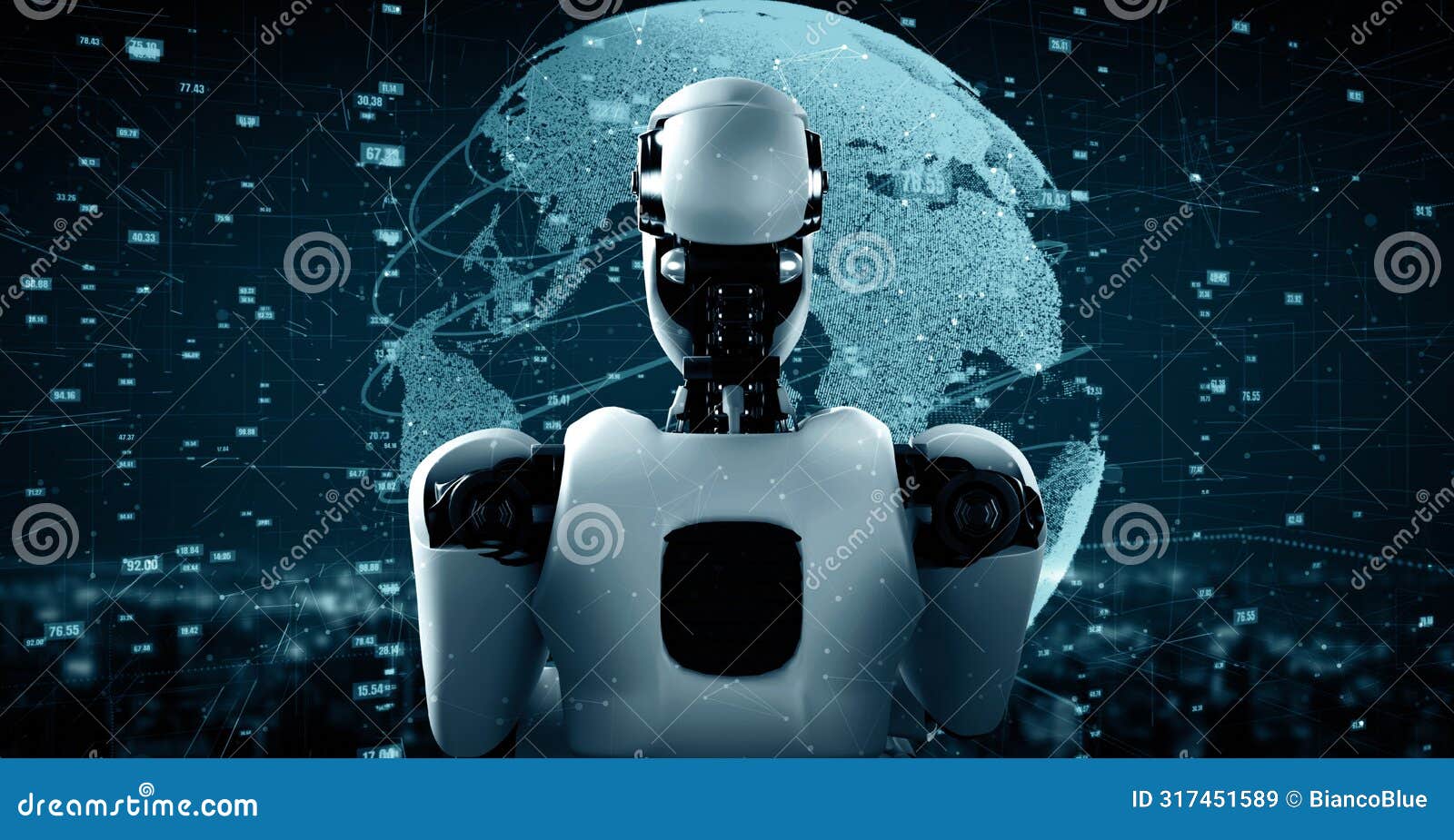 MLP Futuristic Robot Artificial Intelligence Huminoid AI Data Analytic ...