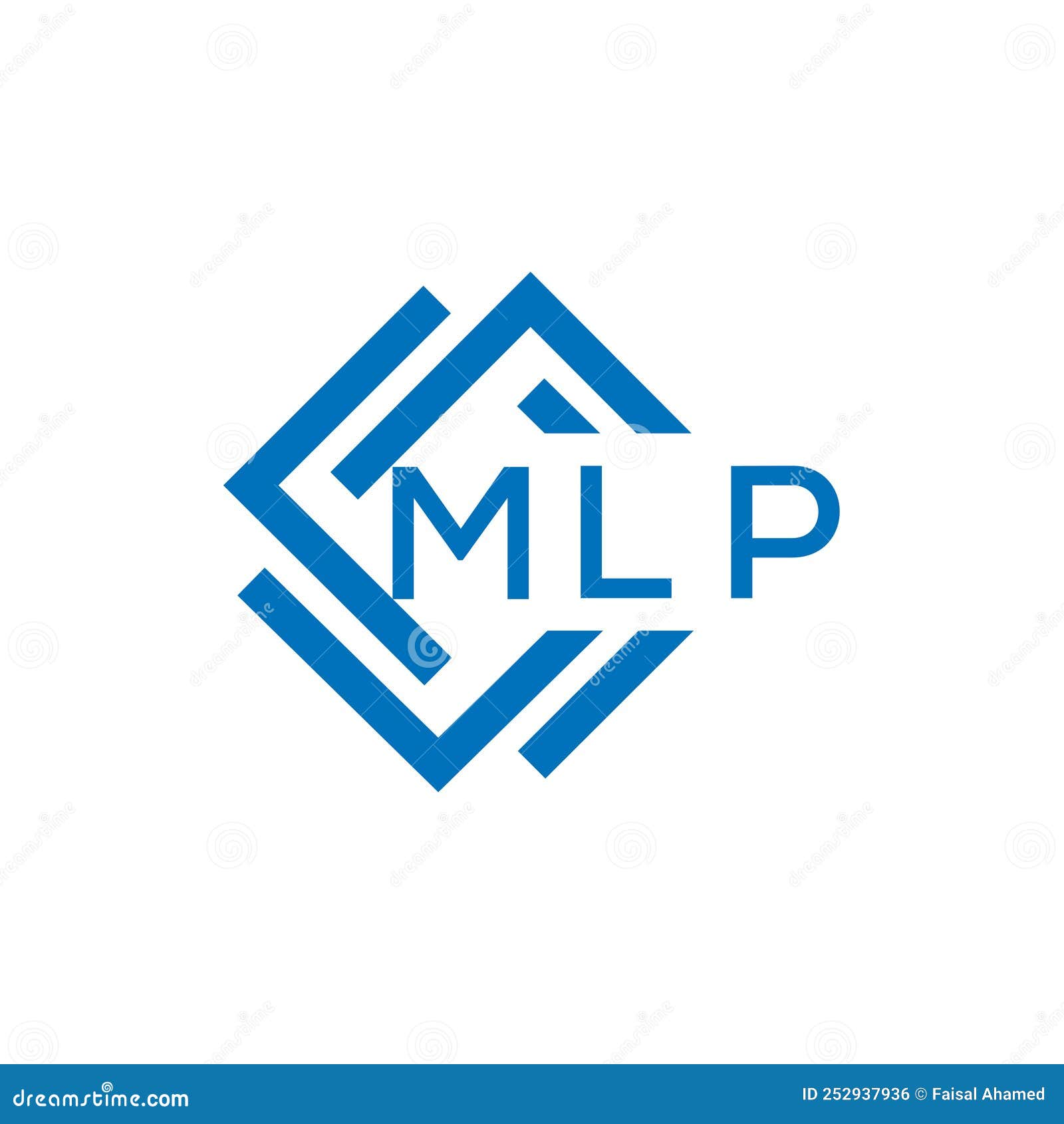 MLP Letter Logo Design on White Background. MLP Creative Circle Letter ...