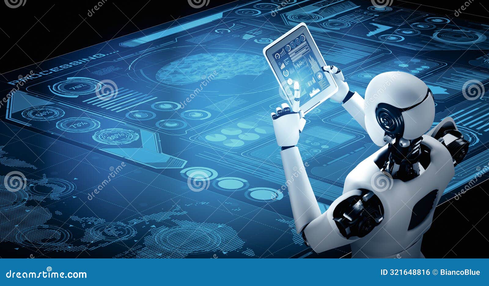 MLP Robot Humanoid Using Tablet Computer in Concept of AI Thinking ...