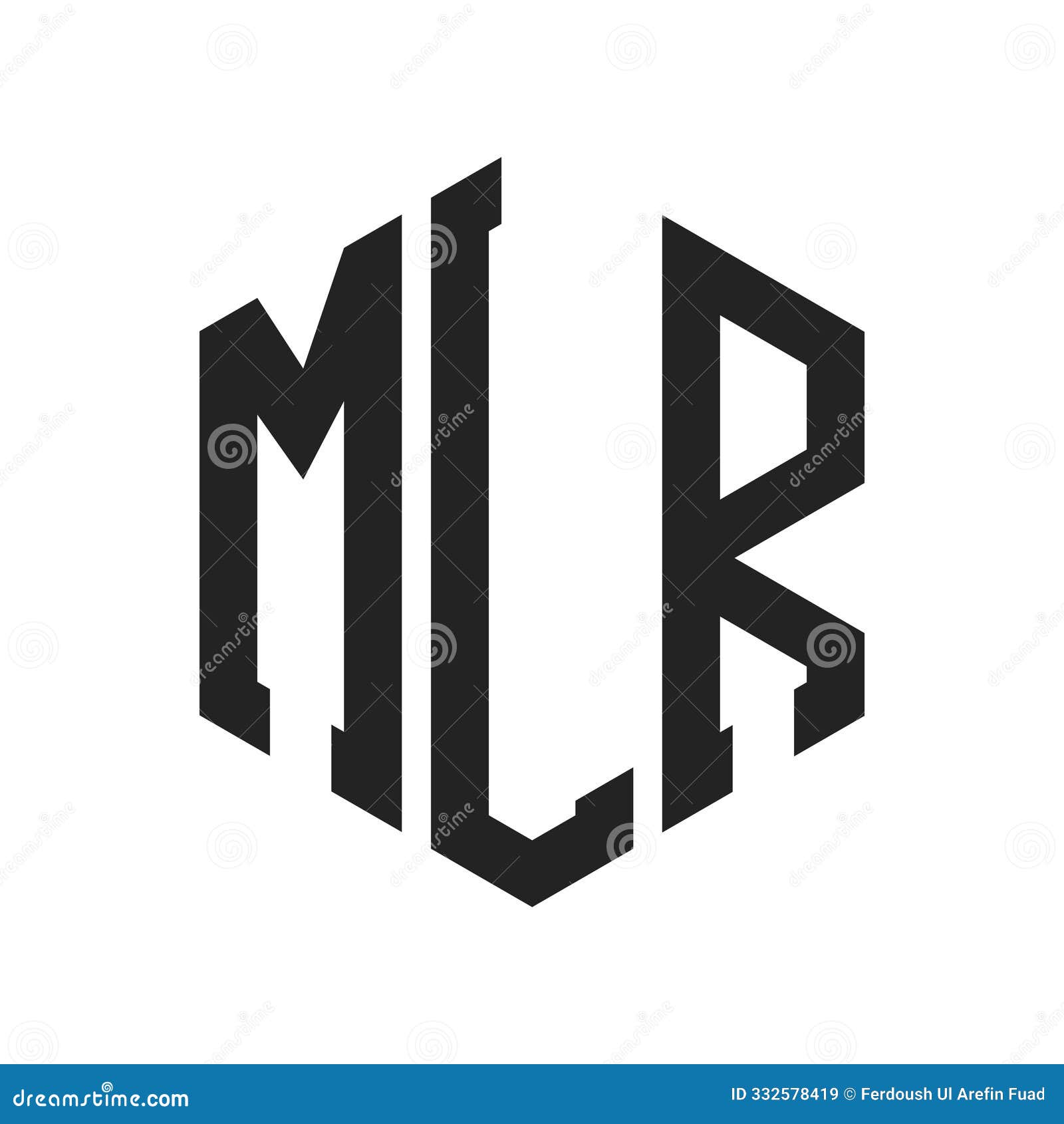 MLR Logo Design. Initial Letter MLR Monogram Logo Using Hexagon Shape ...