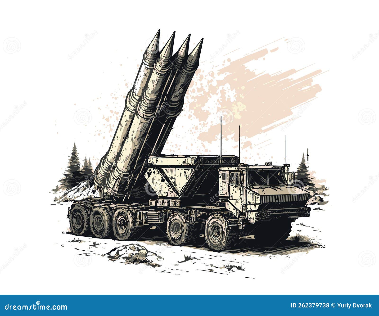 MLRS - Multiple Launch Rocket System Is An American Armored, Self ...