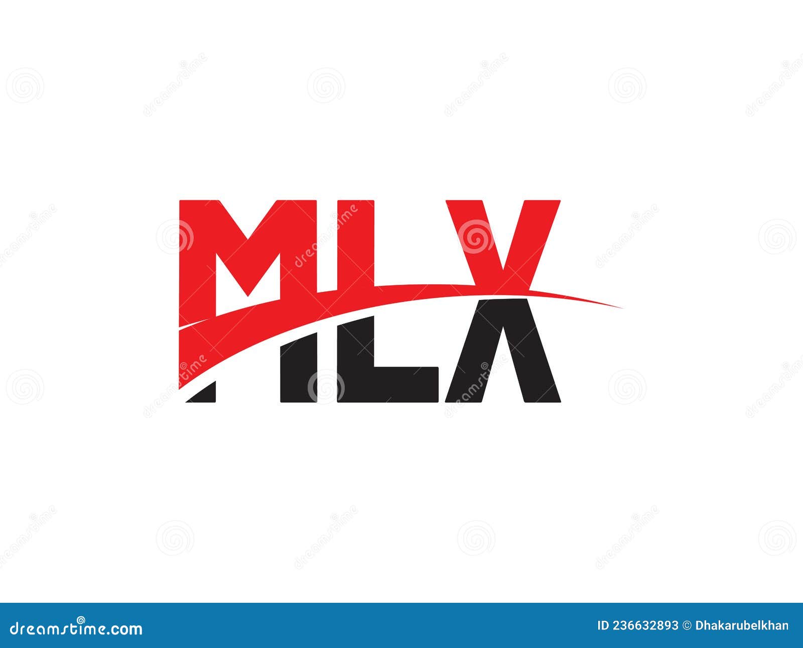 MLX Letter Initial Logo Design Stock Vector - Illustration of emblem ...