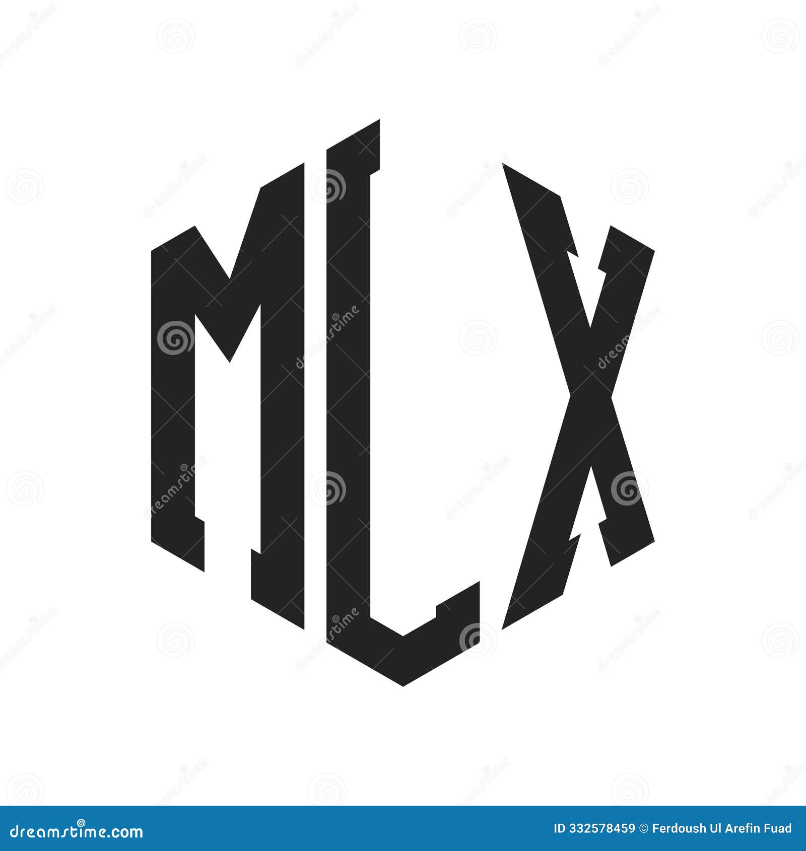 MLX Logo Design. Initial Letter MLX Monogram Logo Using Hexagon Shape ...