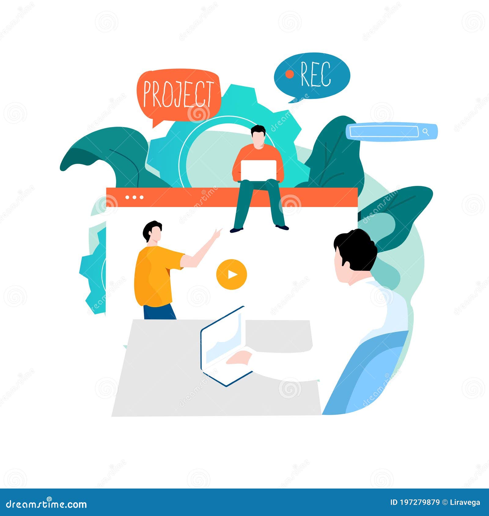 Professional Webinar Scene With Participants Practicing Digital ...