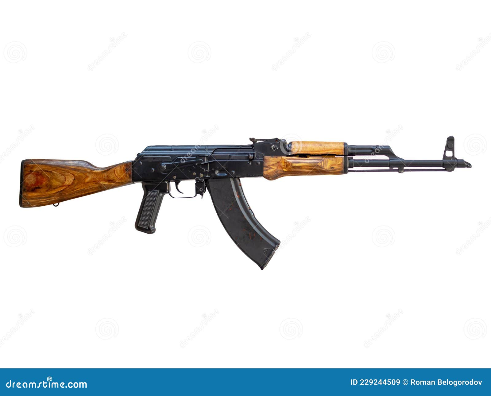 AK-47 Kalashnikov Automatic Gun Rifle USSR Russia Stock Image ...