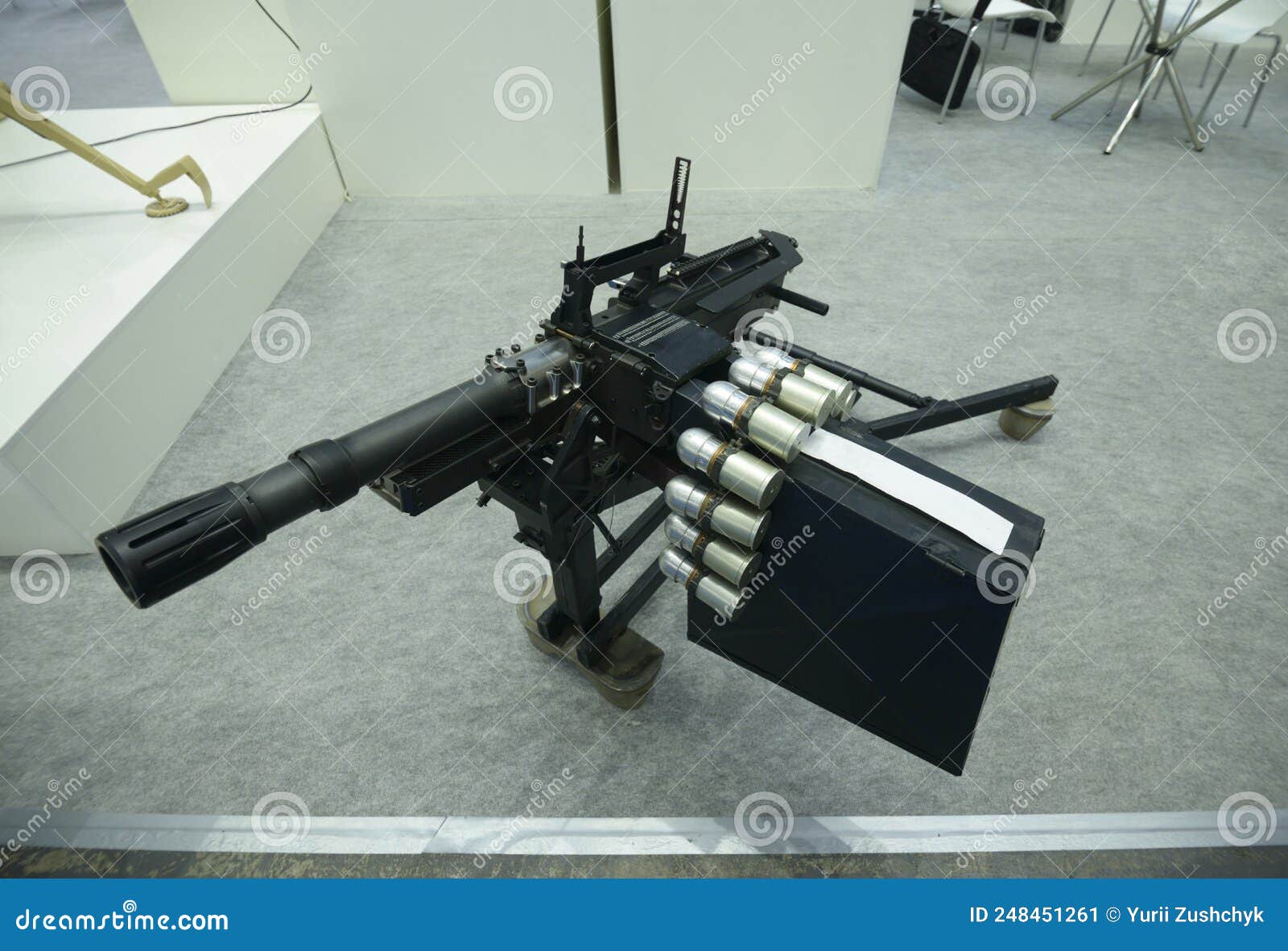 Automatic Grenade Launcher AGL Or Grenade Machine Gun Stock Image ...