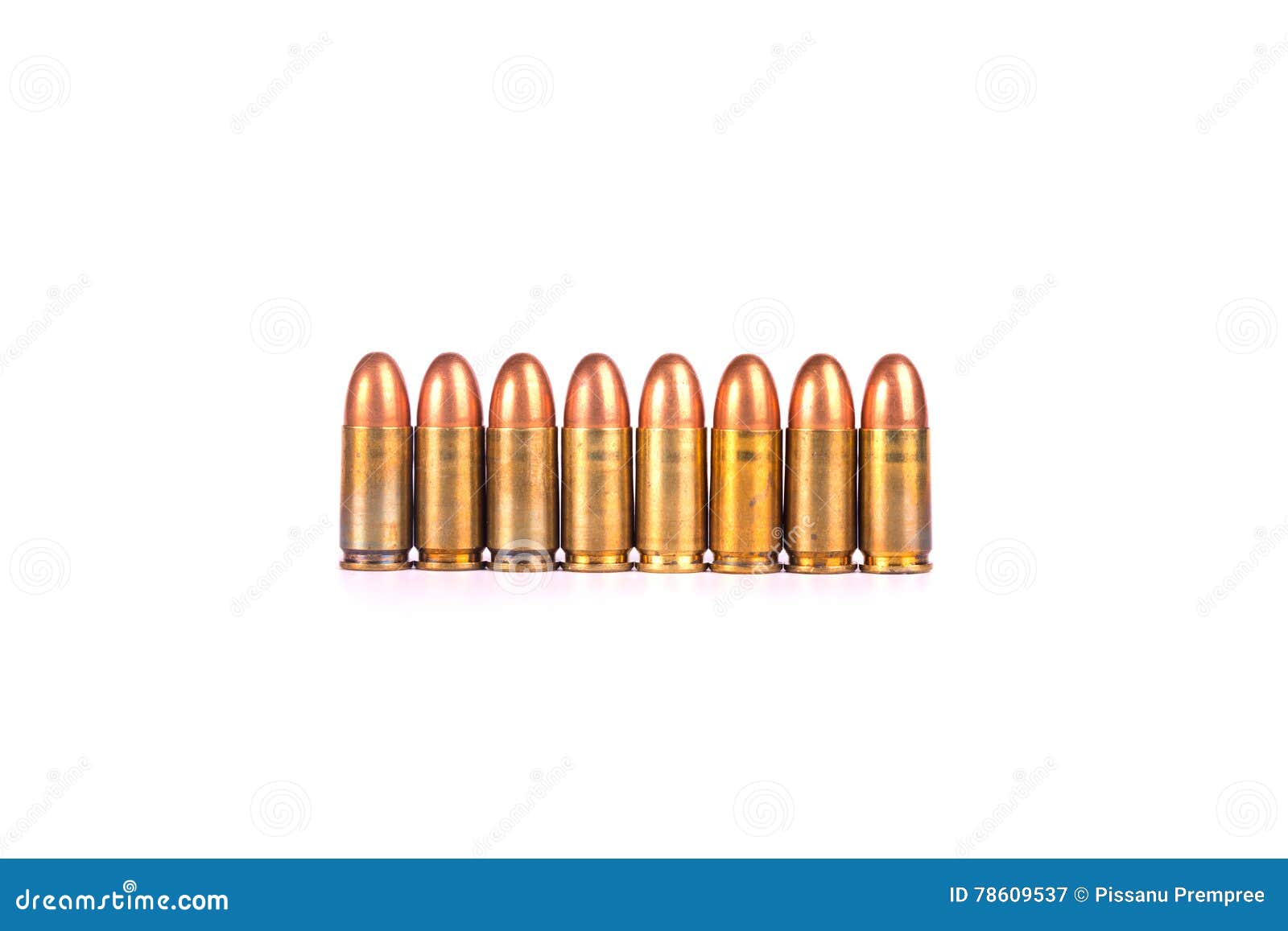 9mm.bullets Array Number Nine from Stock Image - Image of crime ...