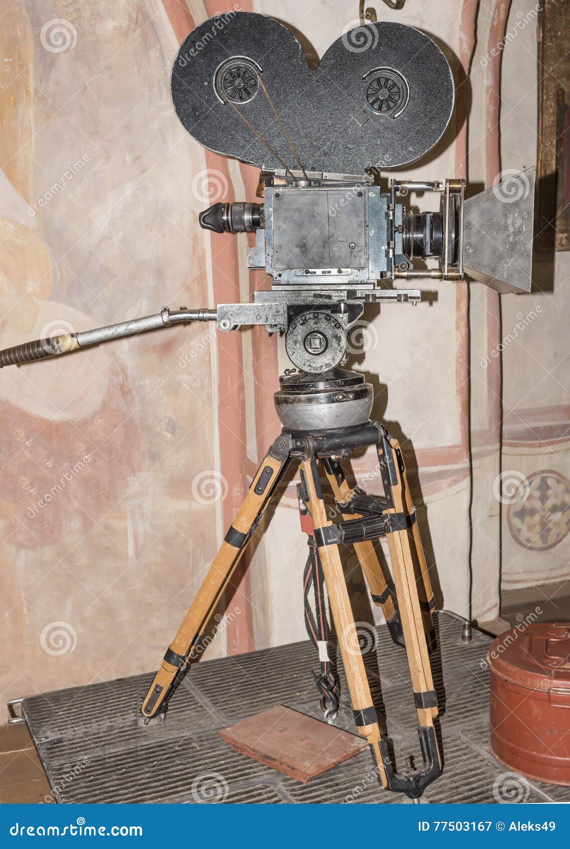 35-mm Cine Camera Last Century Stock Image - Image of lens, millimeter ...