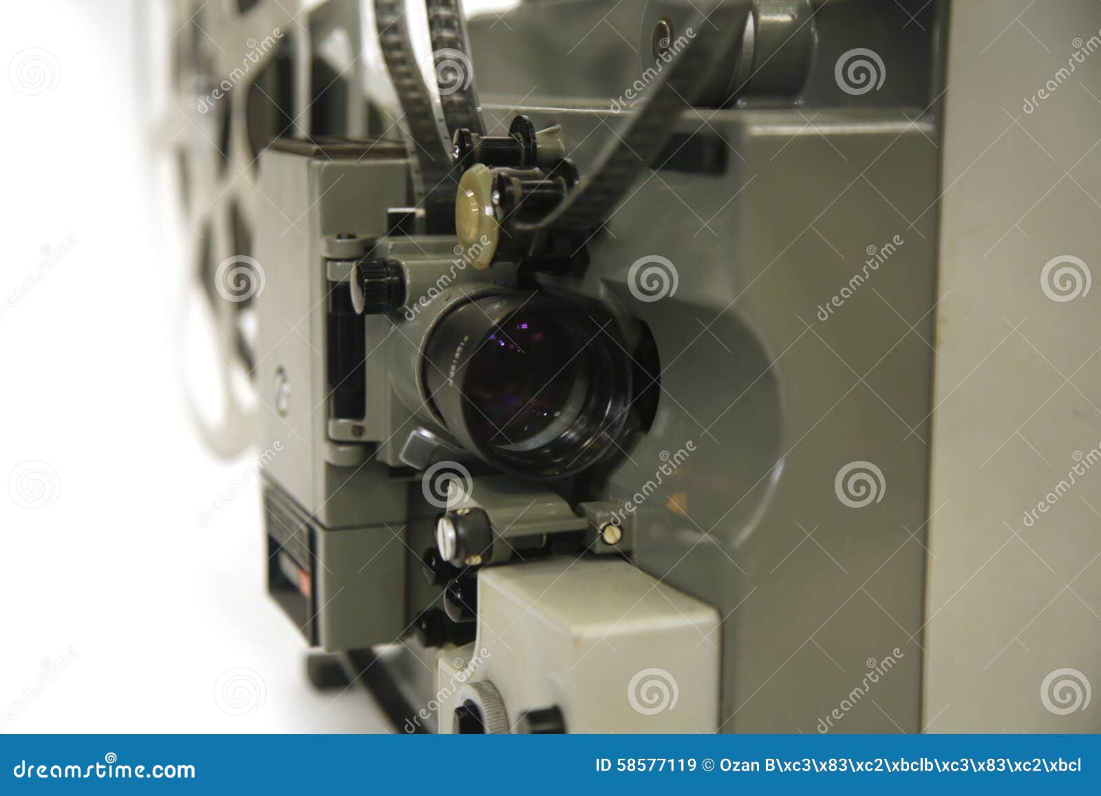 16mm Film Projector stock image. Image of beginnings - 58577119