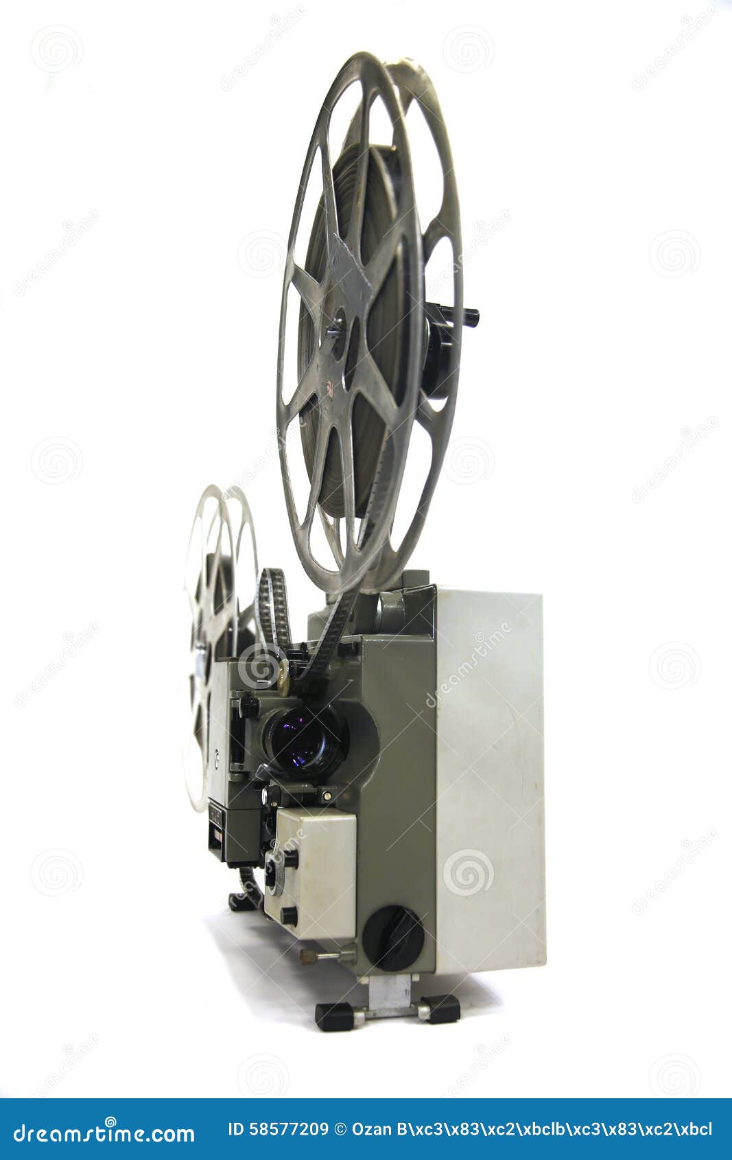 16mm Film Projector stock image. Image of premiere, leader - 58577209