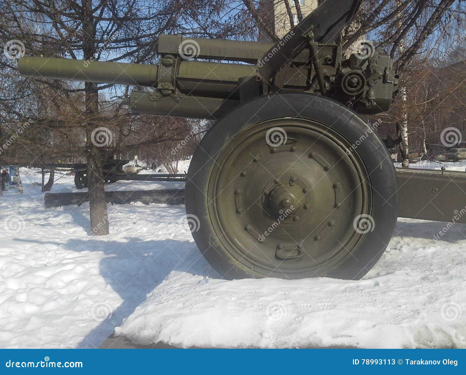 122 mm Howitzer M-30. stock image. Image of forces, armor - 78993113