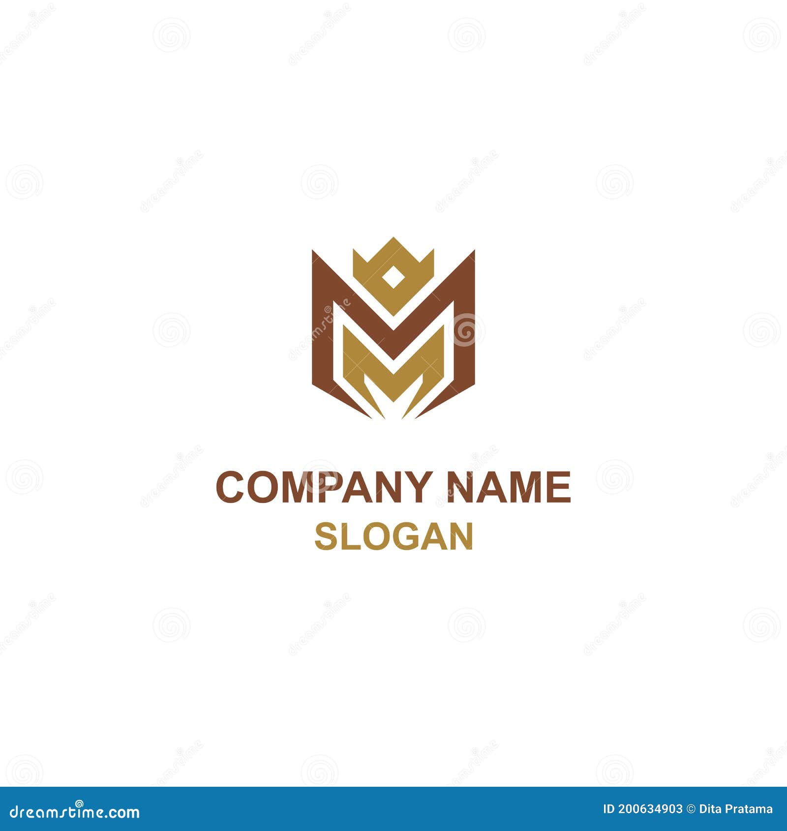 MM Letter Initial Logo, M in Bold Style, and M in Negative Space Style ...