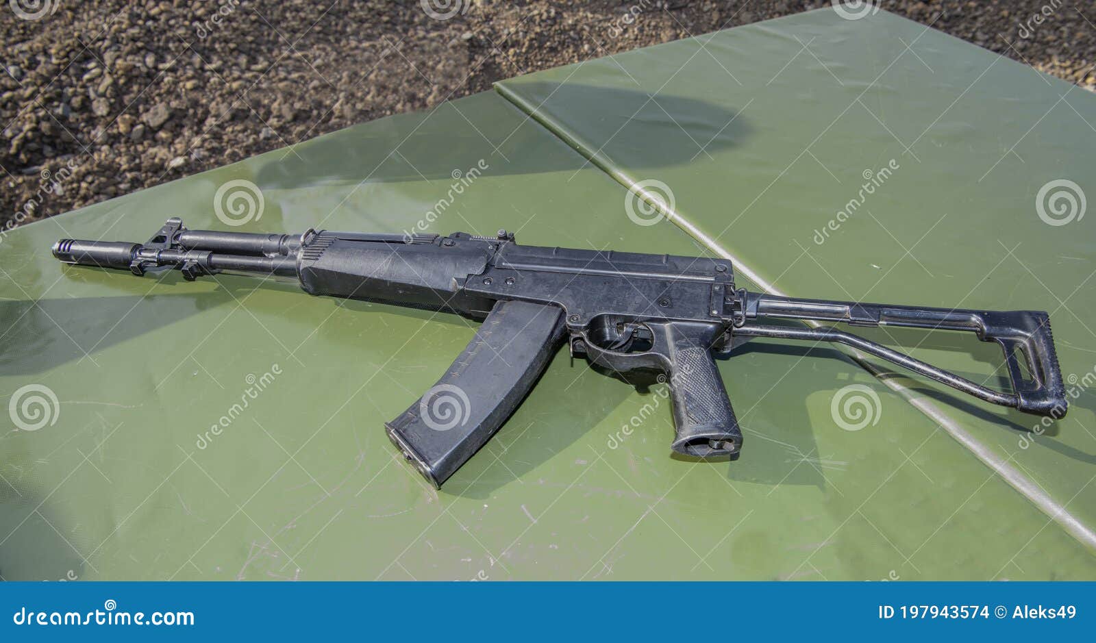 5.45 Mm Machine Gun AEK-971, Kovrov Stock Photo - Image of military ...