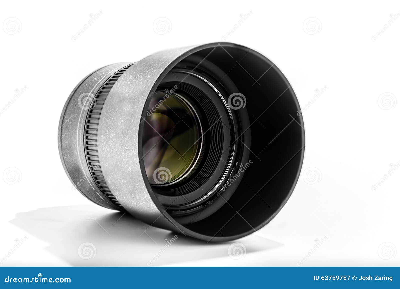 85mm Portrait Lens Angle White Background Stock Image - Image of ...