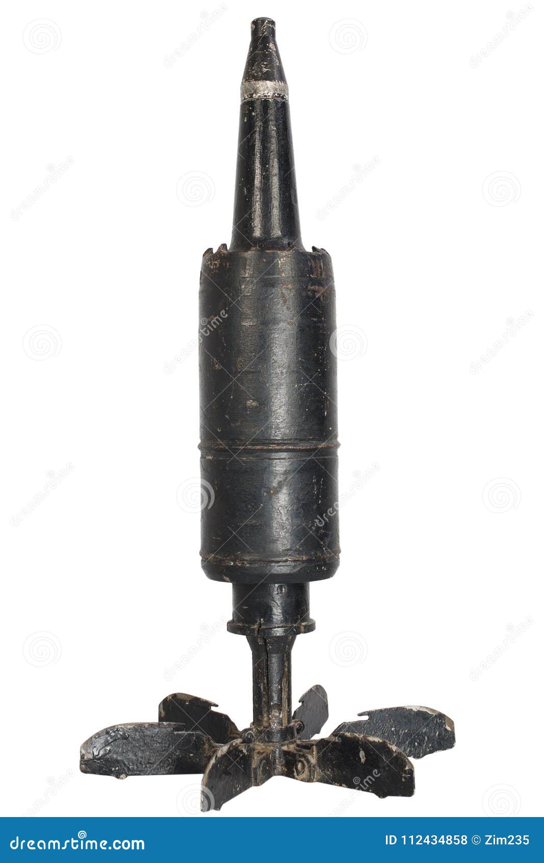 125mm Tank Projectile stock photo. Image of 125mm, charge - 112434858