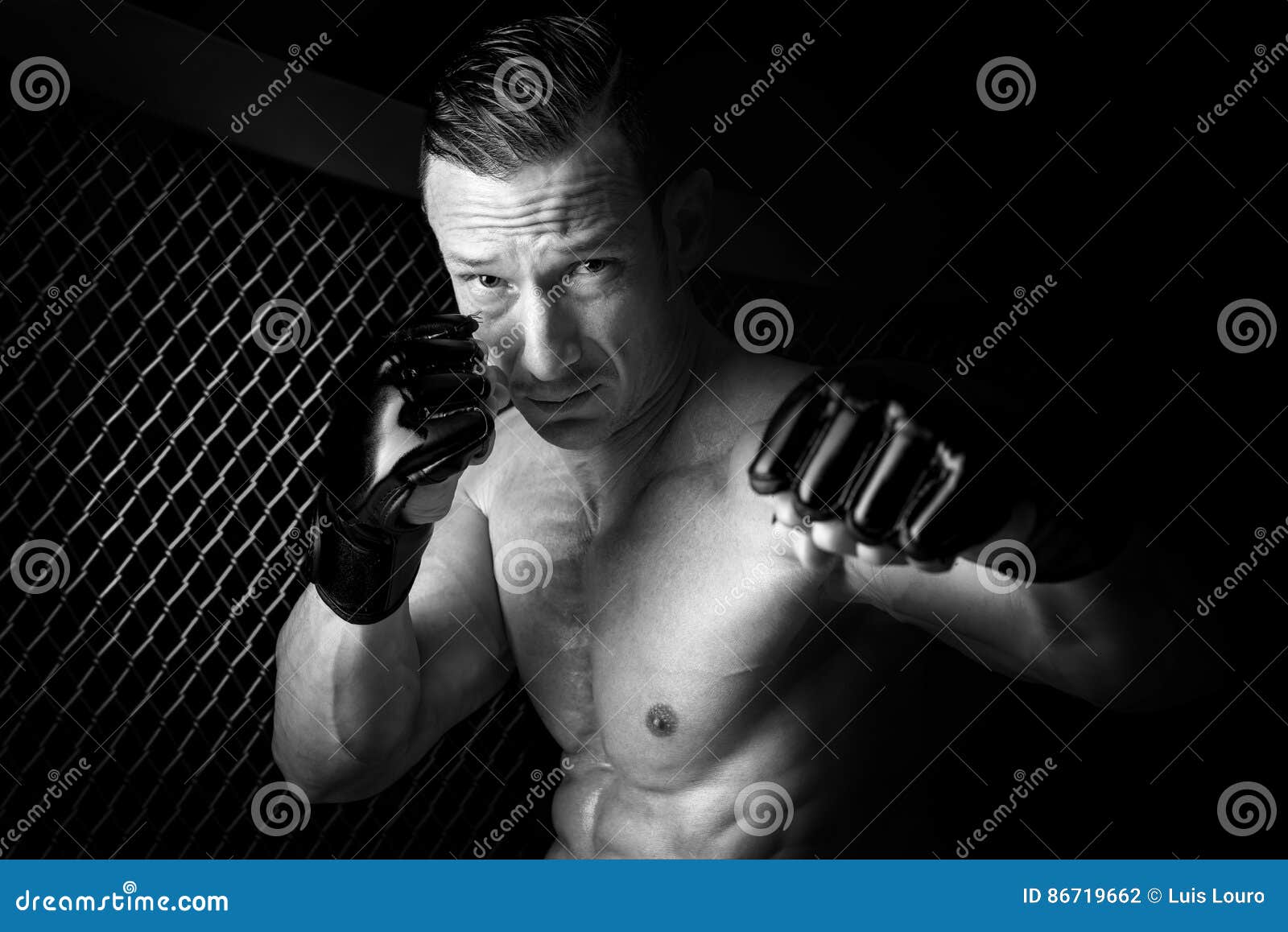 MMA athlete stock photo. Image of competition, fight - 86719662