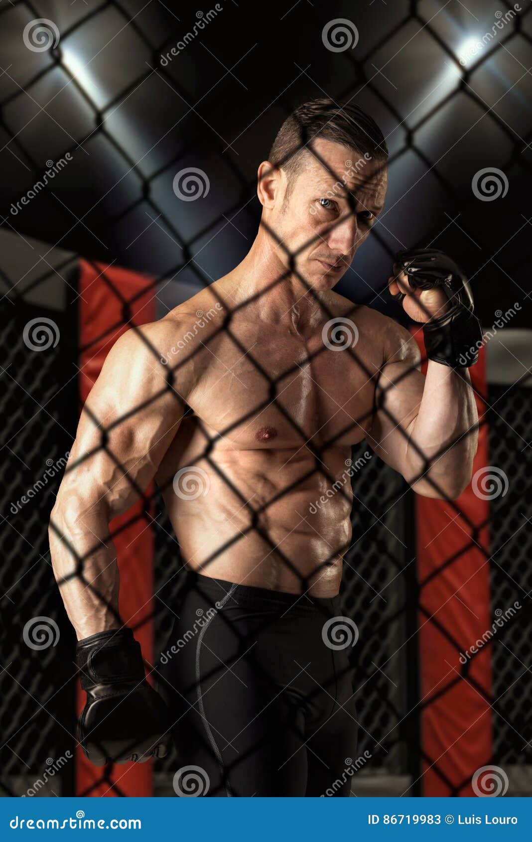 MMA athlete stock image. Image of lifestyle, fighter - 86719983