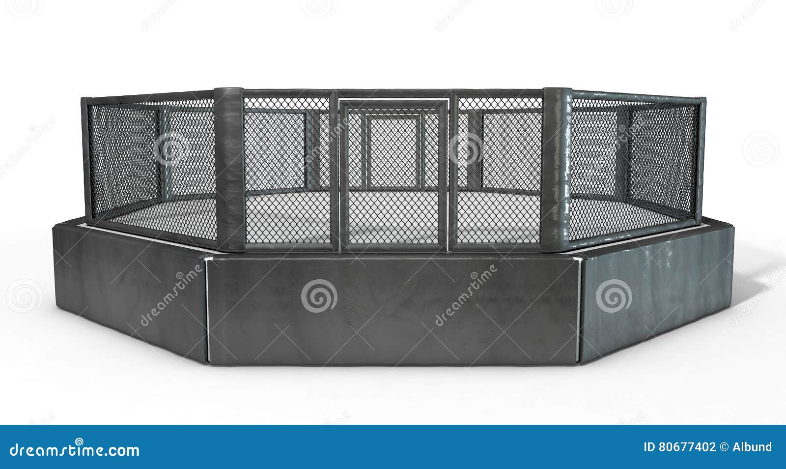 MMA Cage stock illustration. Illustration of mixed, floodlight - 80677402