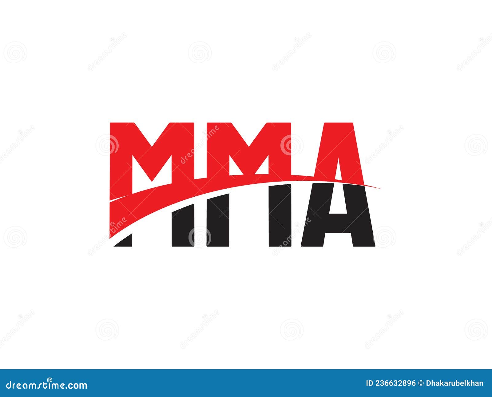 MMA Letter Initial Logo Design Stock Vector - Illustration of style ...
