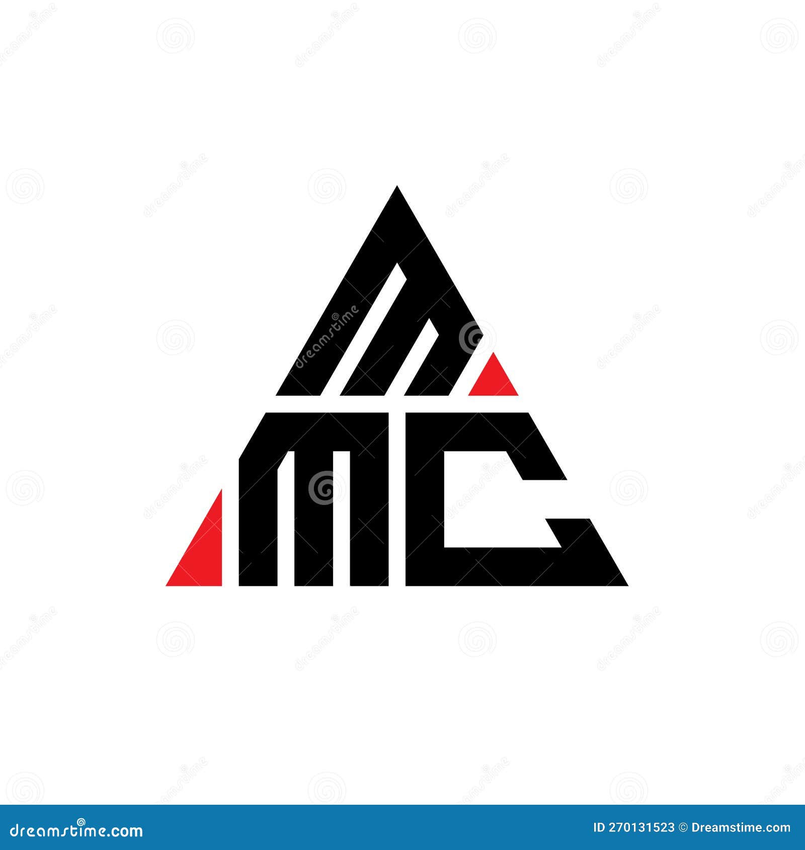 MMC Triangle Letter Logo Design with Triangle Shape. MMC Triangle Logo ...