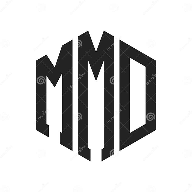 MMD Logo Design. Initial Letter MMD Monogram Logo Using Hexagon Shape ...