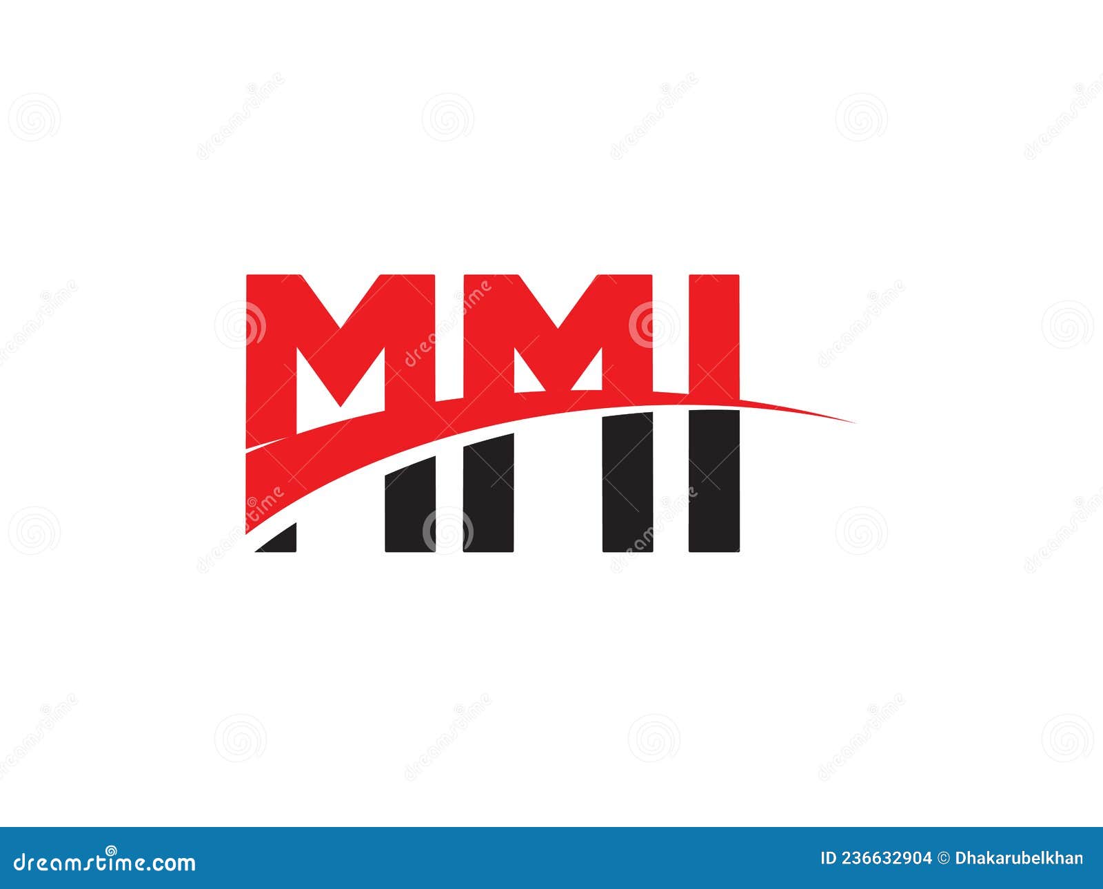 MMI Letter Initial Logo Design Stock Vector - Illustration of ligh ...