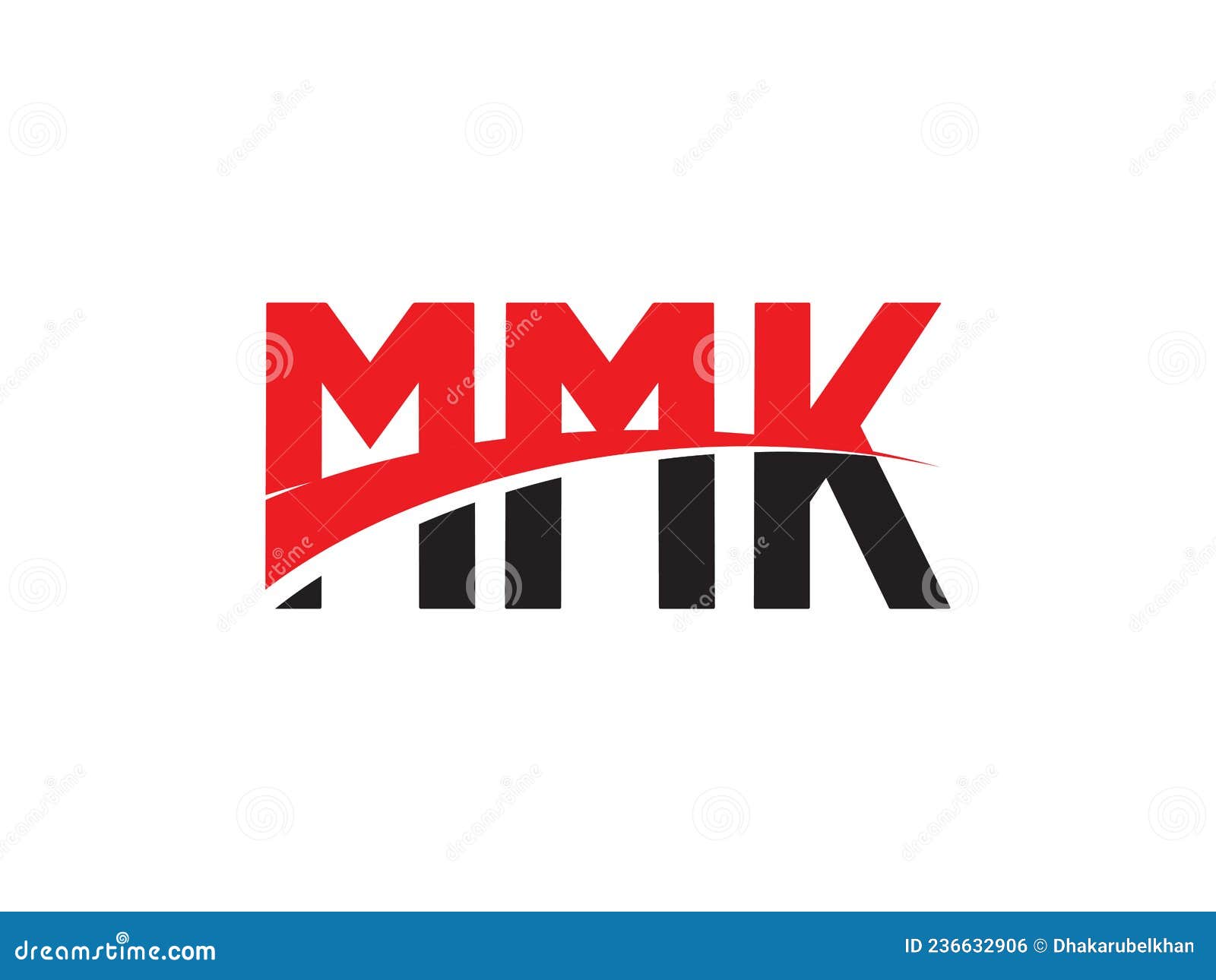 MMK Letter Initial Logo Design Stock Vector - Illustration of graphic ...