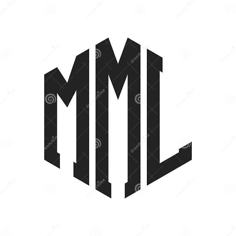 MML Logo Design. Initial Letter MML Monogram Logo Using Hexagon Shape ...