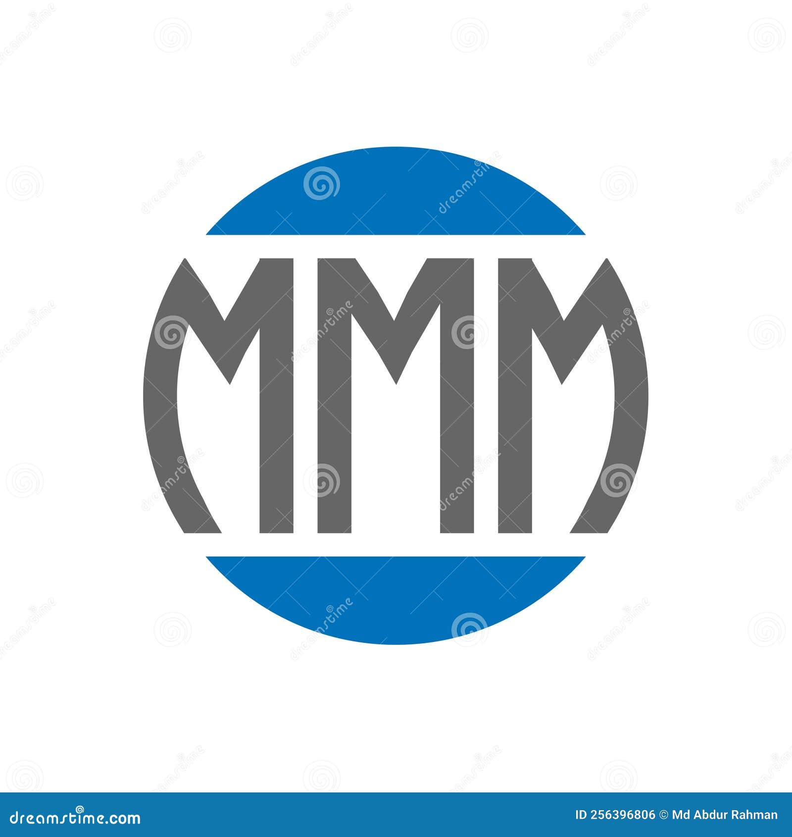 MMM Letter Logo Design on White Background. MMM Creative Initials ...