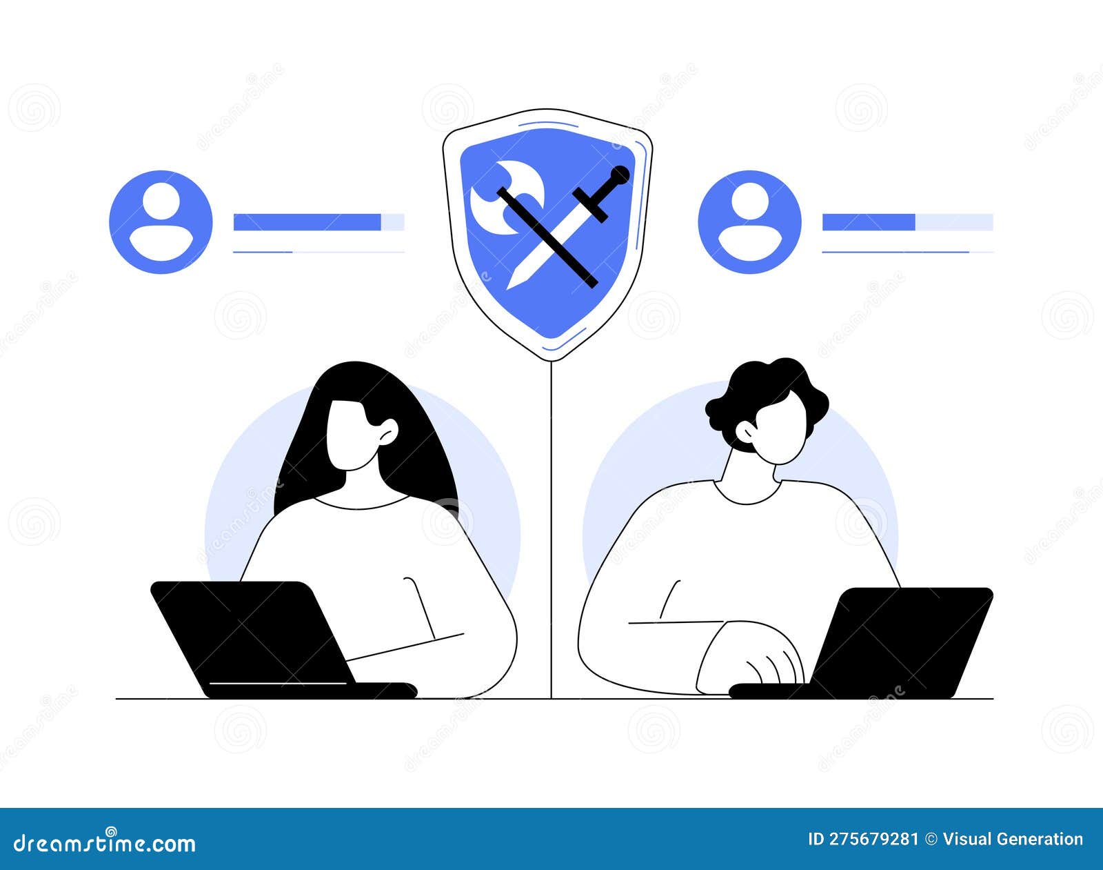 MMORPG Abstract Concept Vector Illustration. Stock Vector ...