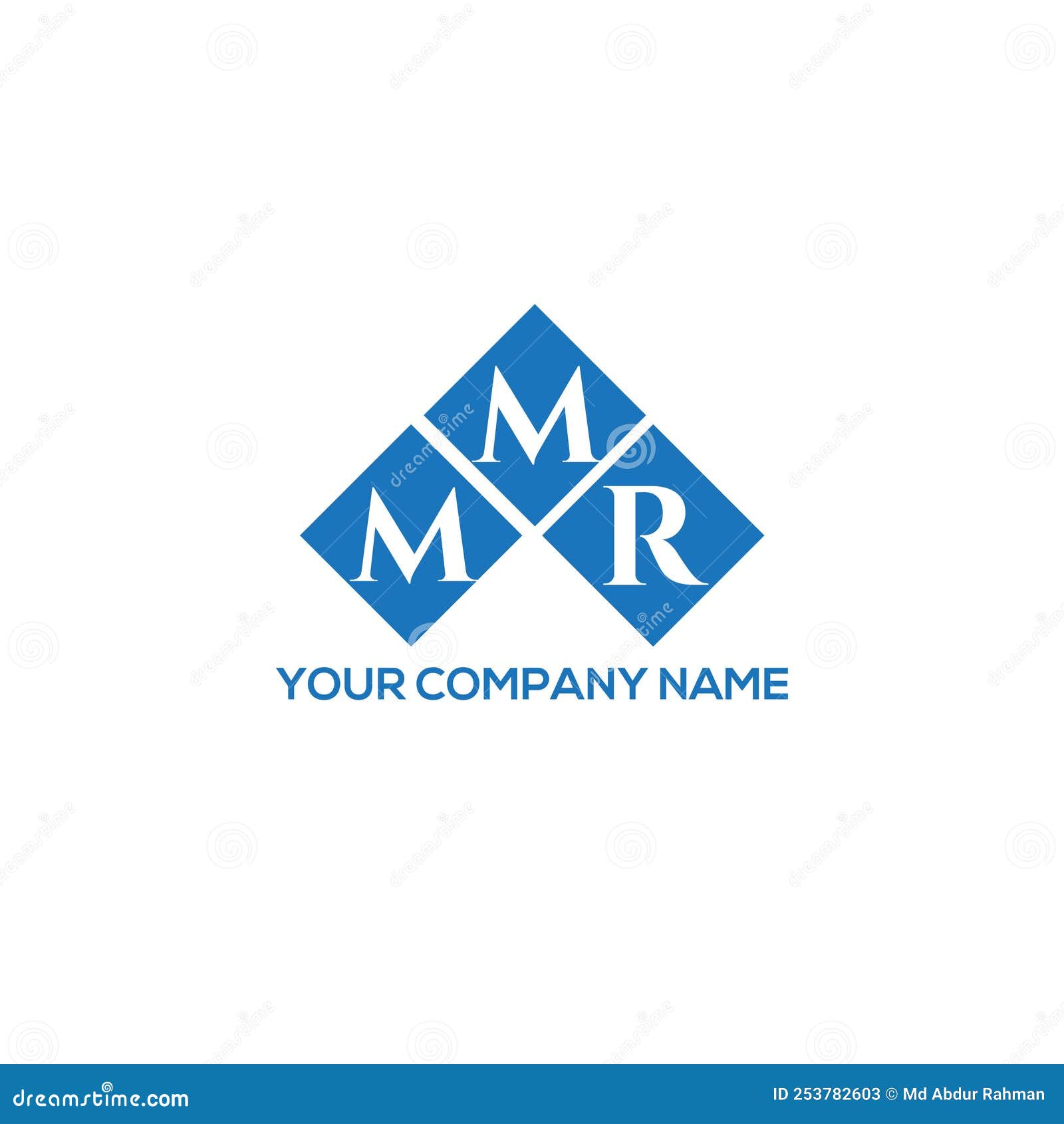 MMR Letter Logo Design on WHITE Background. MMR Creative Initials ...
