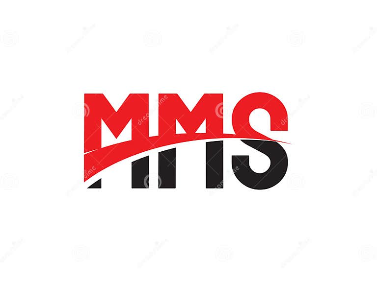 MMS Letter Initial Logo Design Stock Vector - Illustration of sign ...