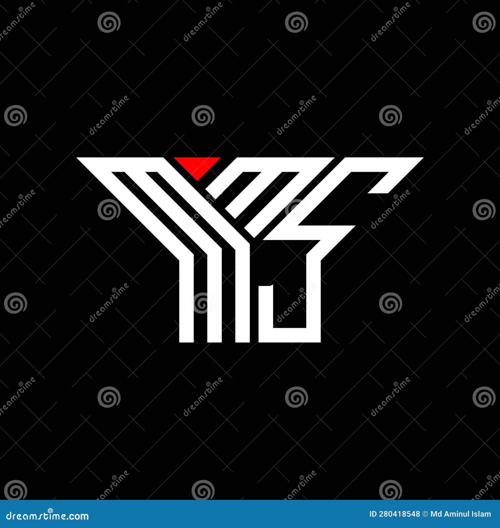 MMS Letter Logo Creative Design with Vector Graphic, MMS Stock ...
