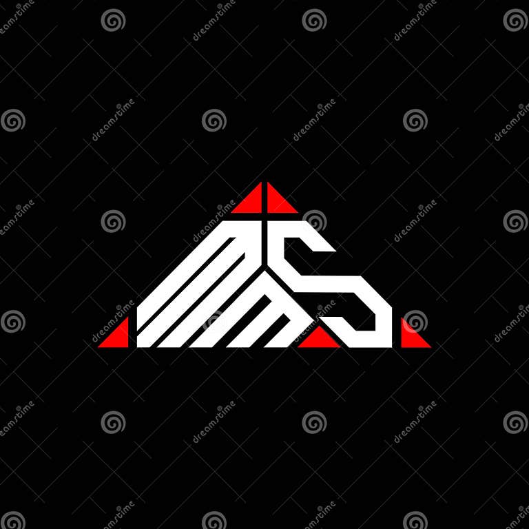 MMS Letter Logo Creative Design with Vector Graphic, MMS Stock Vector ...