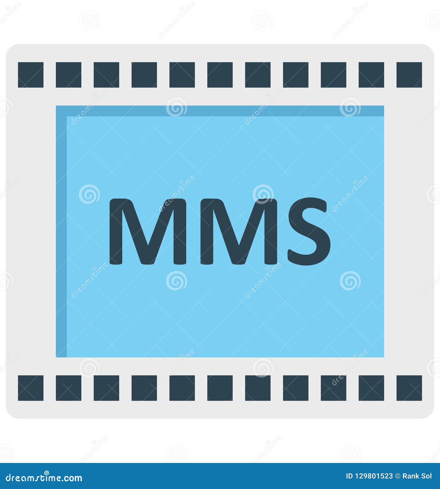 Mms, Message, Multimedia Message, Isolated Vector Icons that Can Be ...