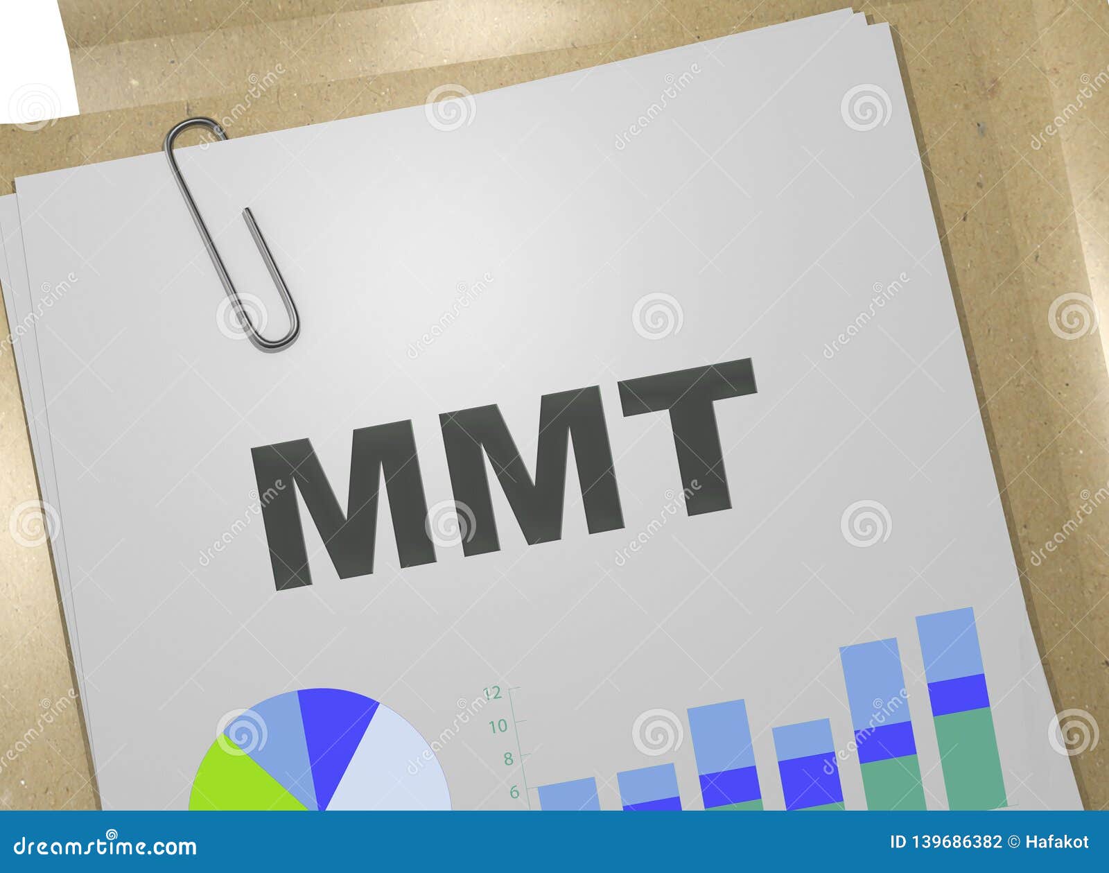 MMT - financial concept stock illustration. Illustration of ...