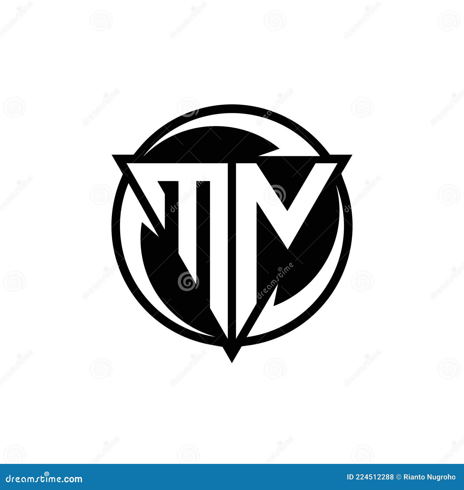 MN Logo Monogram Design Template Stock Vector - Illustration of design ...