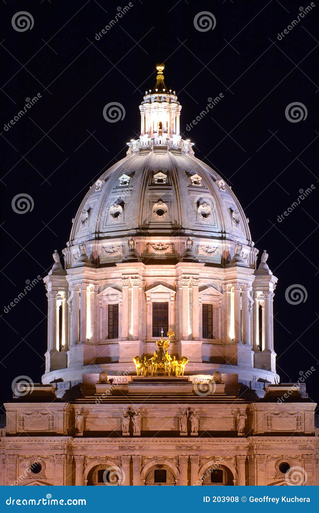 MN State Capitol stock photo. Image of lights, capitol - 203908