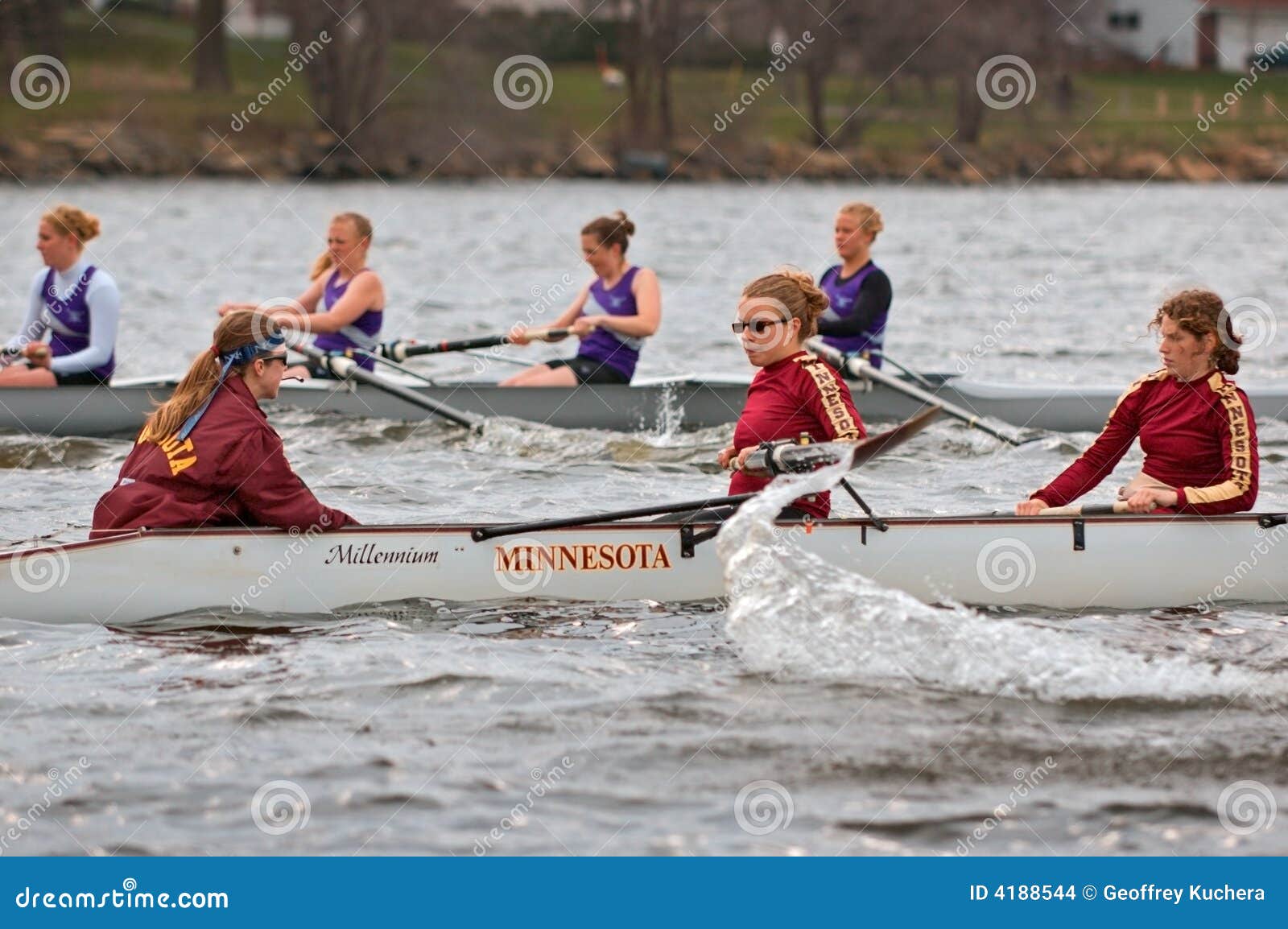 MN Women S Rowing Team Vs St Thomas Editorial Stock Image - Image of ...