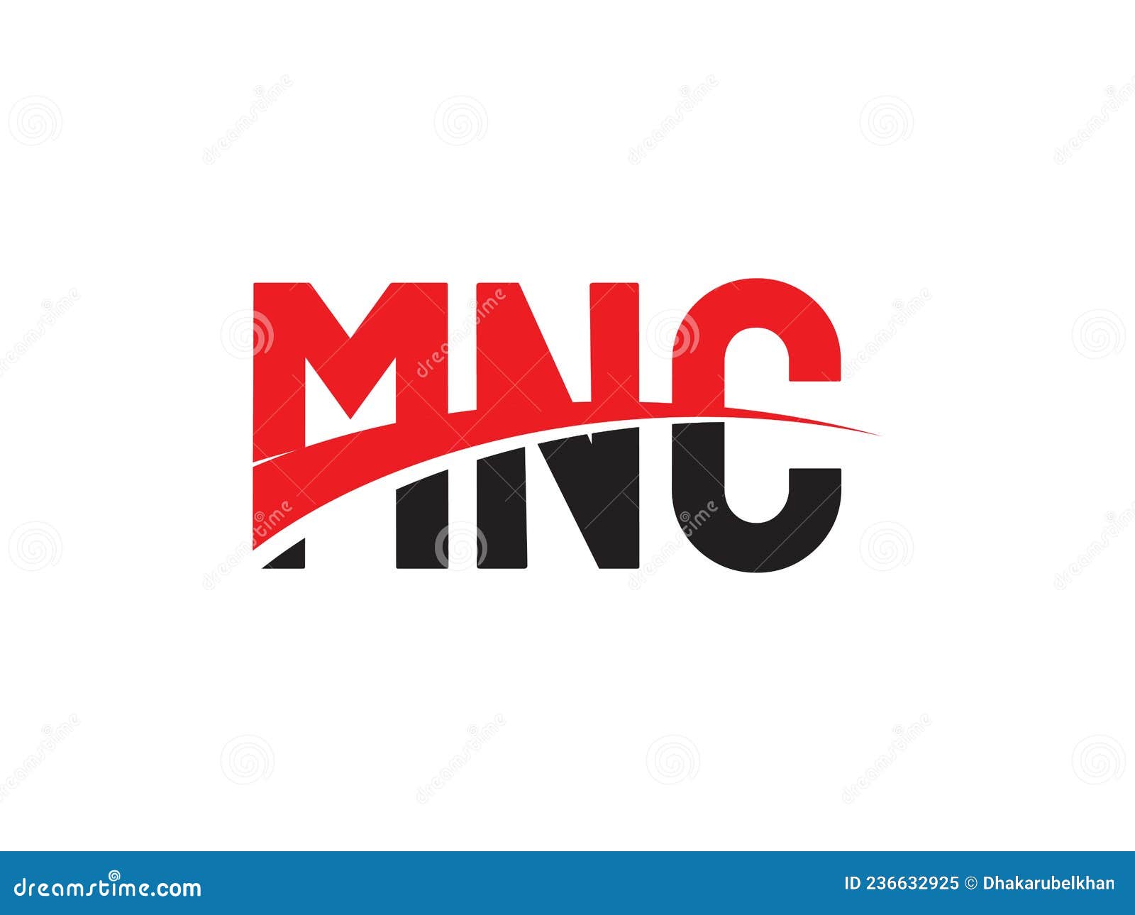 MNC Letter Initial Logo Design Stock Vector - Illustration of ...