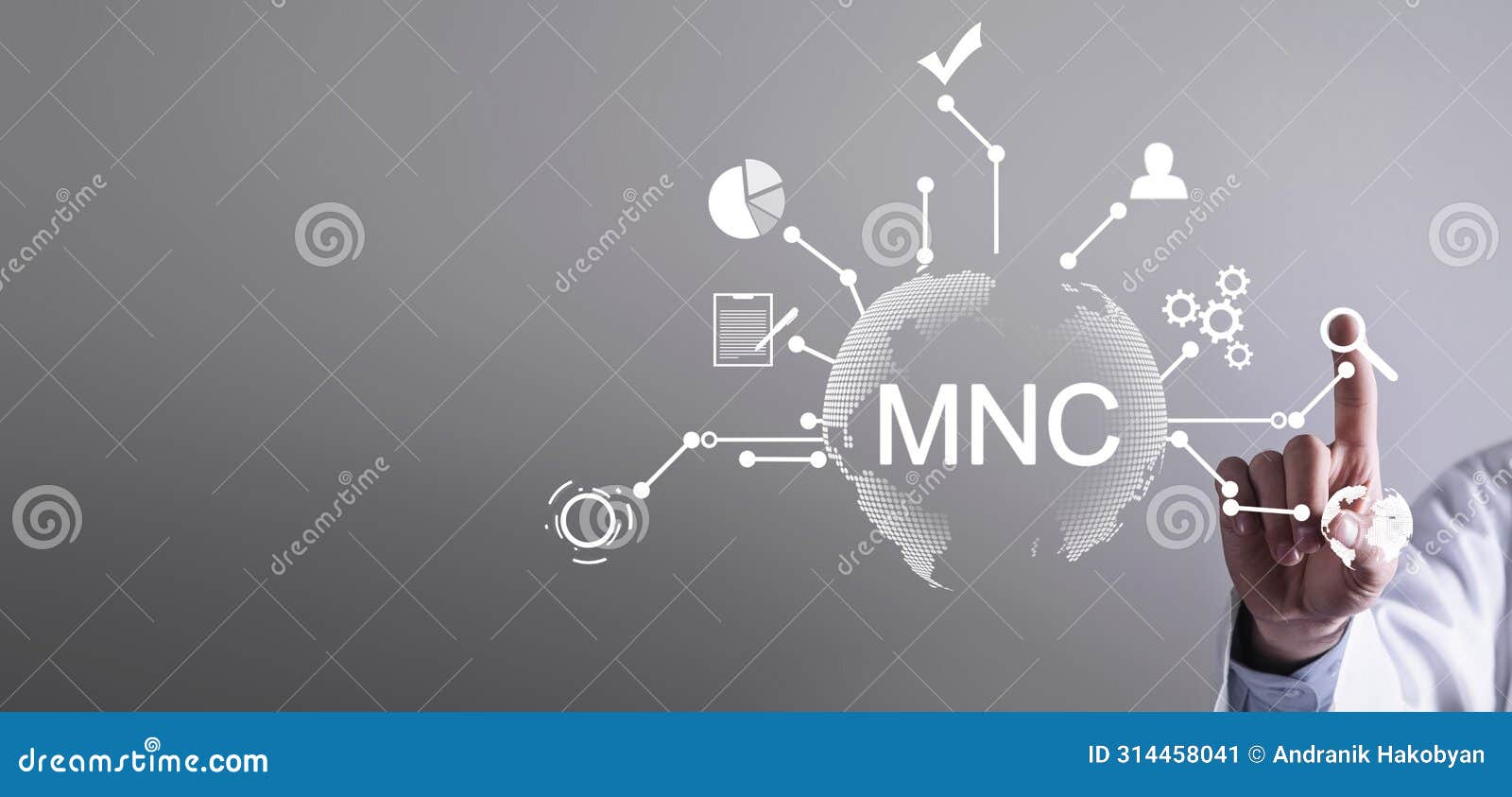 MNC-Multinational Corporation. Business Strategy Concept Stock Image ...