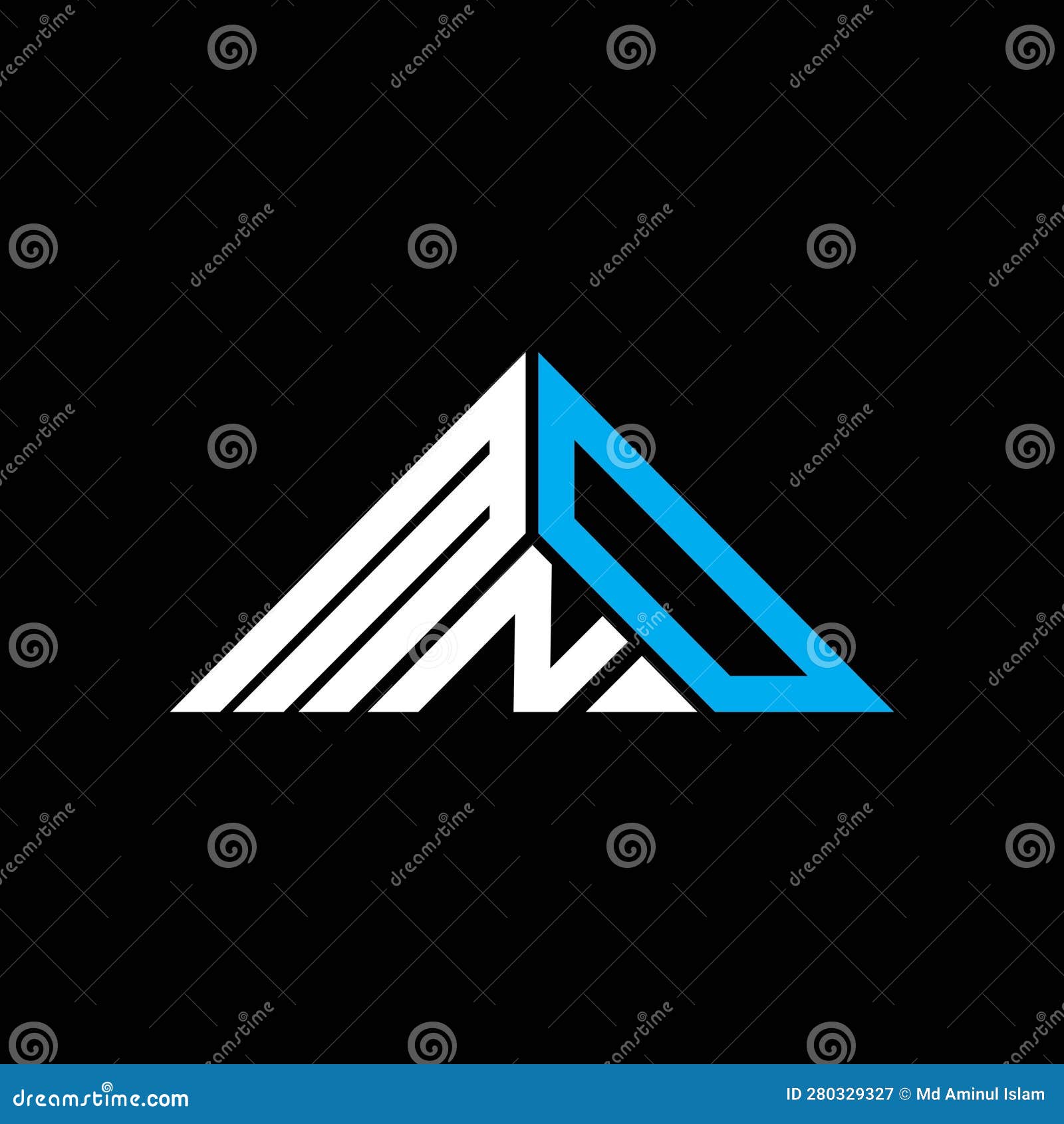 MND Letter Logo Creative Design with Vector Graphic, MND Simple and ...