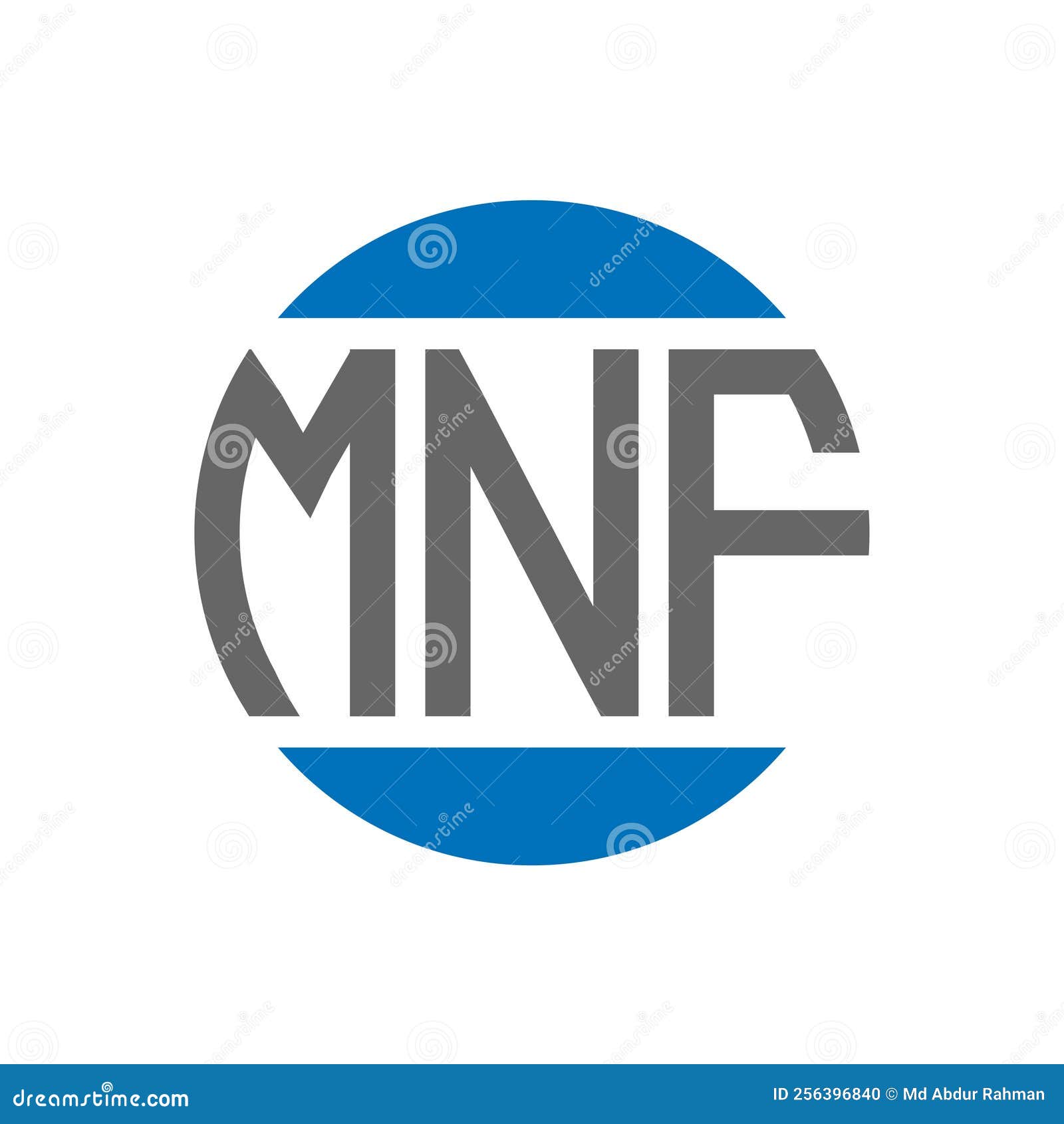 MNF Letter Logo Design on White Background. MNF Creative Initials ...
