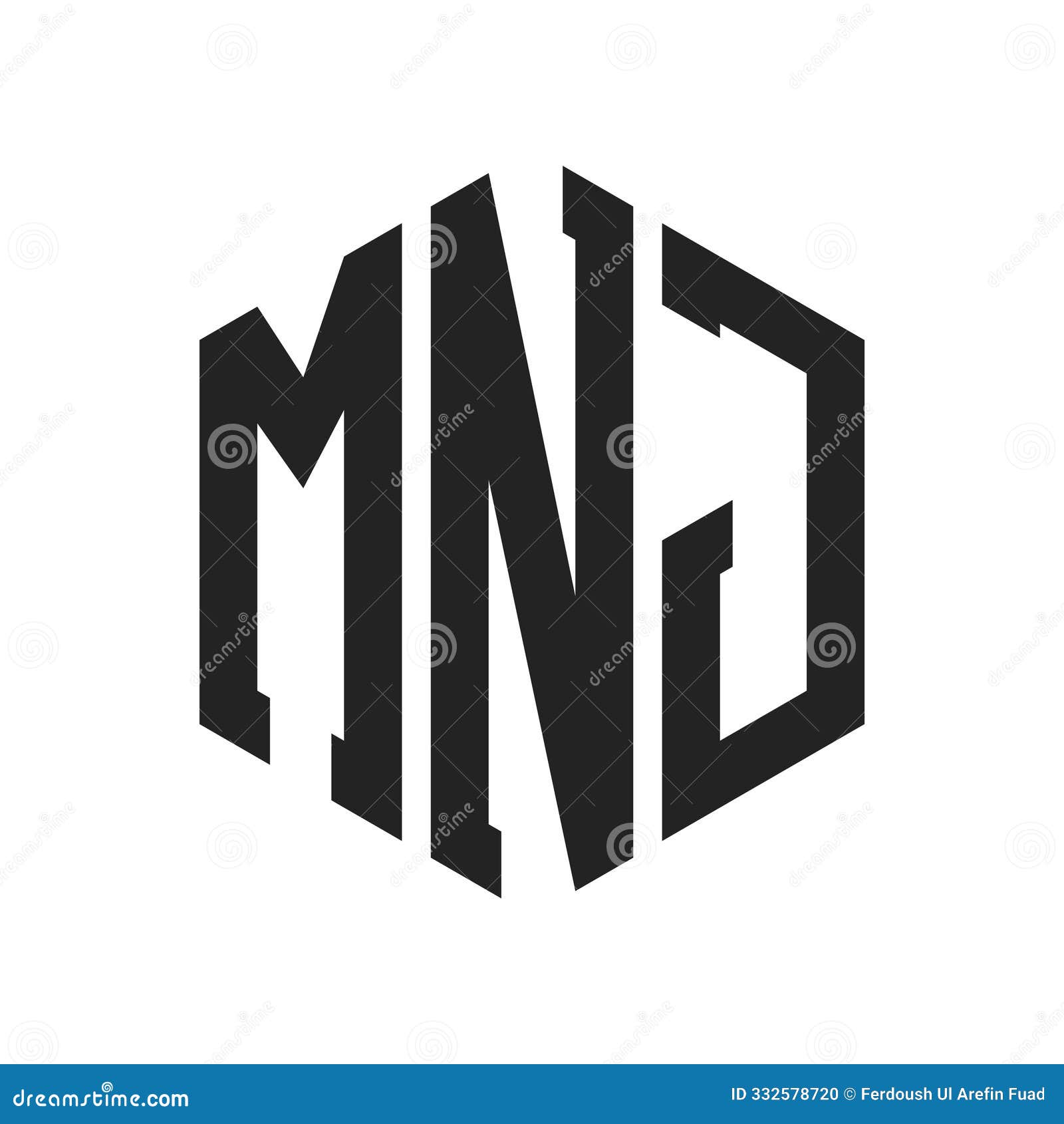 MNJ Logo Design. Initial Letter MNJ Monogram Logo Using Hexagon Shape ...