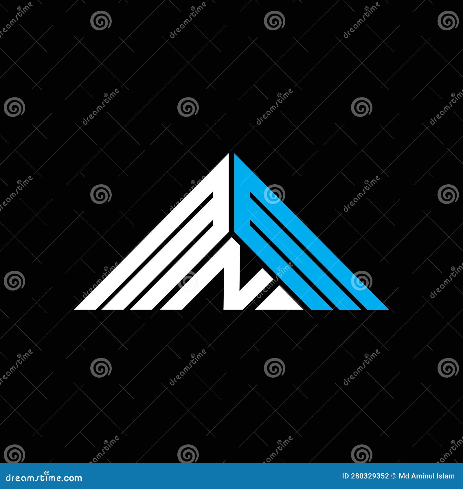 MNM Letter Logo Creative Design with Vector Graphic, MNM Simple and ...
