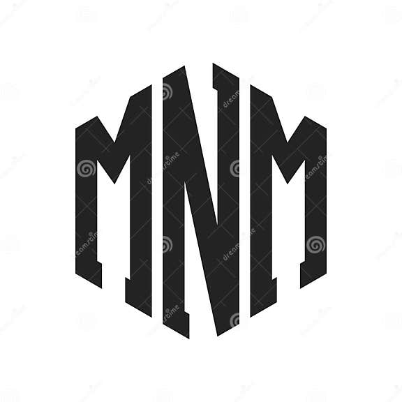 MNM Logo Design. Initial Letter MNM Monogram Logo Using Hexagon Shape ...