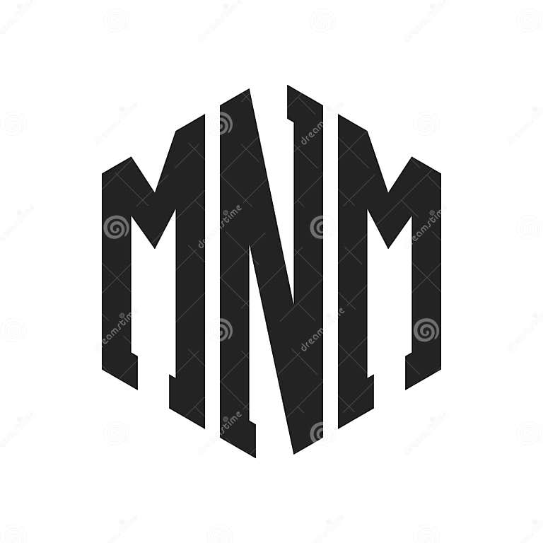 MNM Logo Design. Initial Letter MNM Monogram Logo Using Hexagon Shape ...