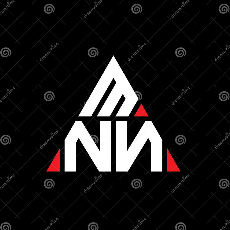 MNN Triangle Letter Logo Design with Triangle Shape. MNN Triangle Logo ...