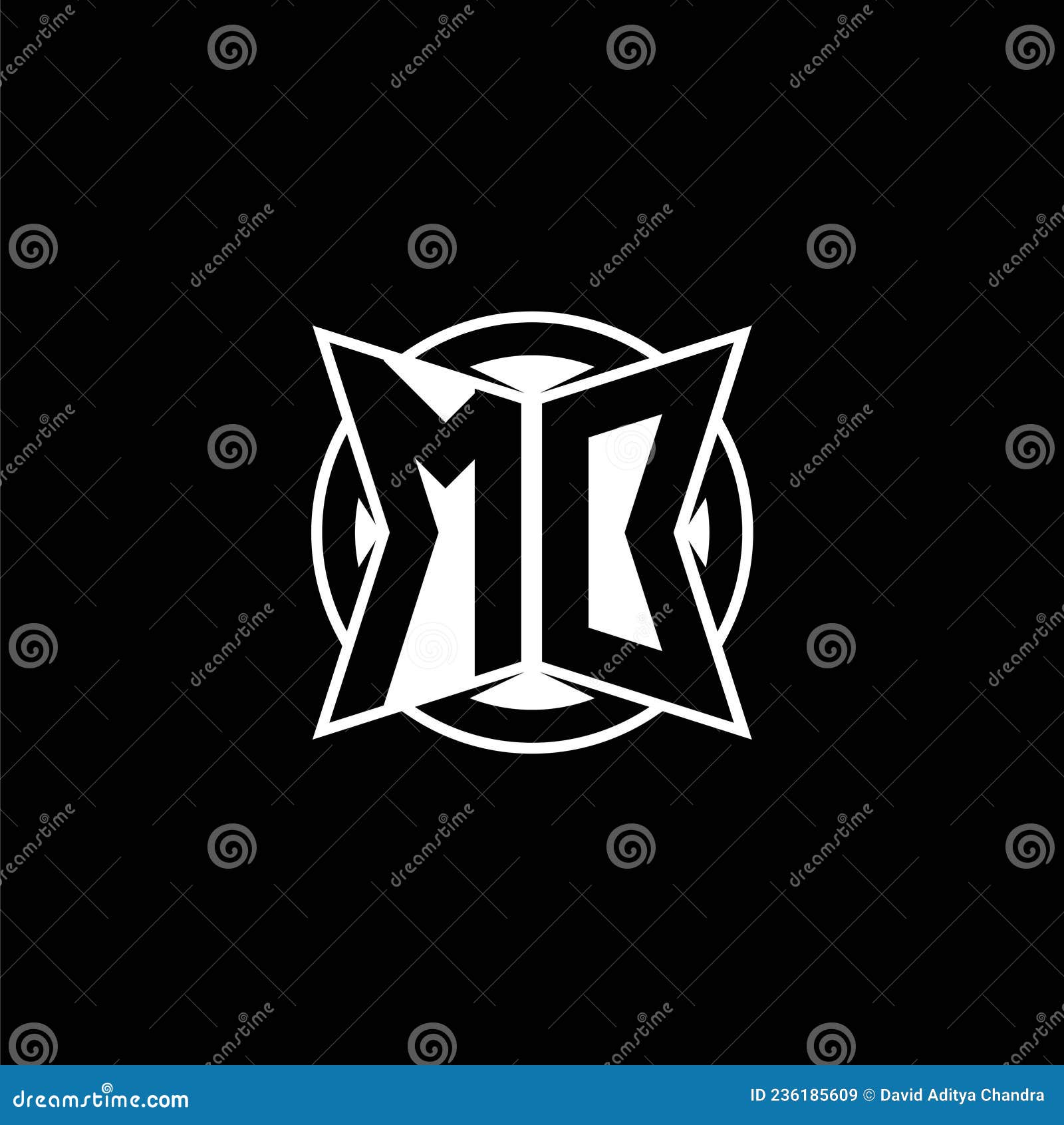 MO Logo Monogram Design Template Stock Vector - Illustration of graphic ...