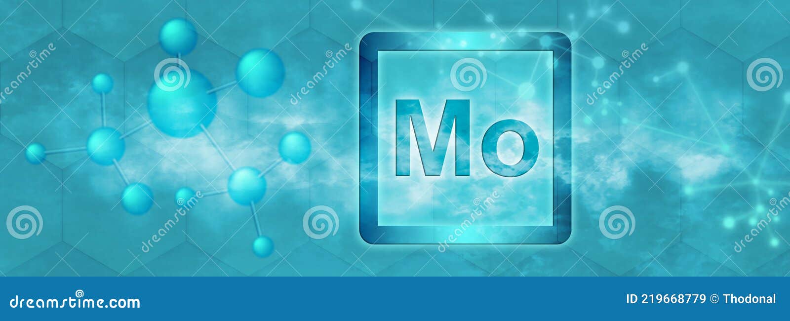 Mo Symbol. Molybdenum Chemical Element Stock Illustration ...